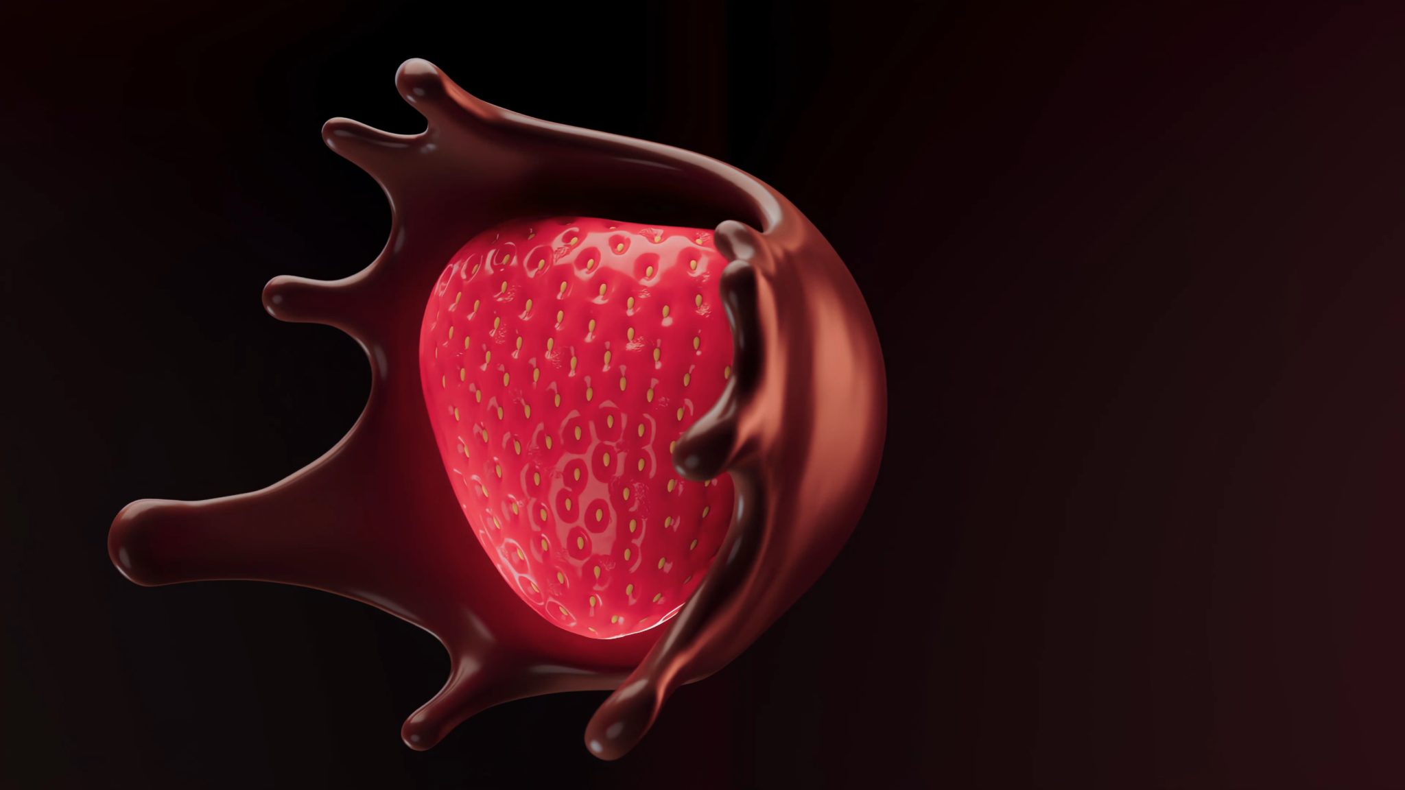 graphicINmotion | FREE LESSON – 11 – Art-Directing Fluid Splashes – Part 1: Strawberry Modeling